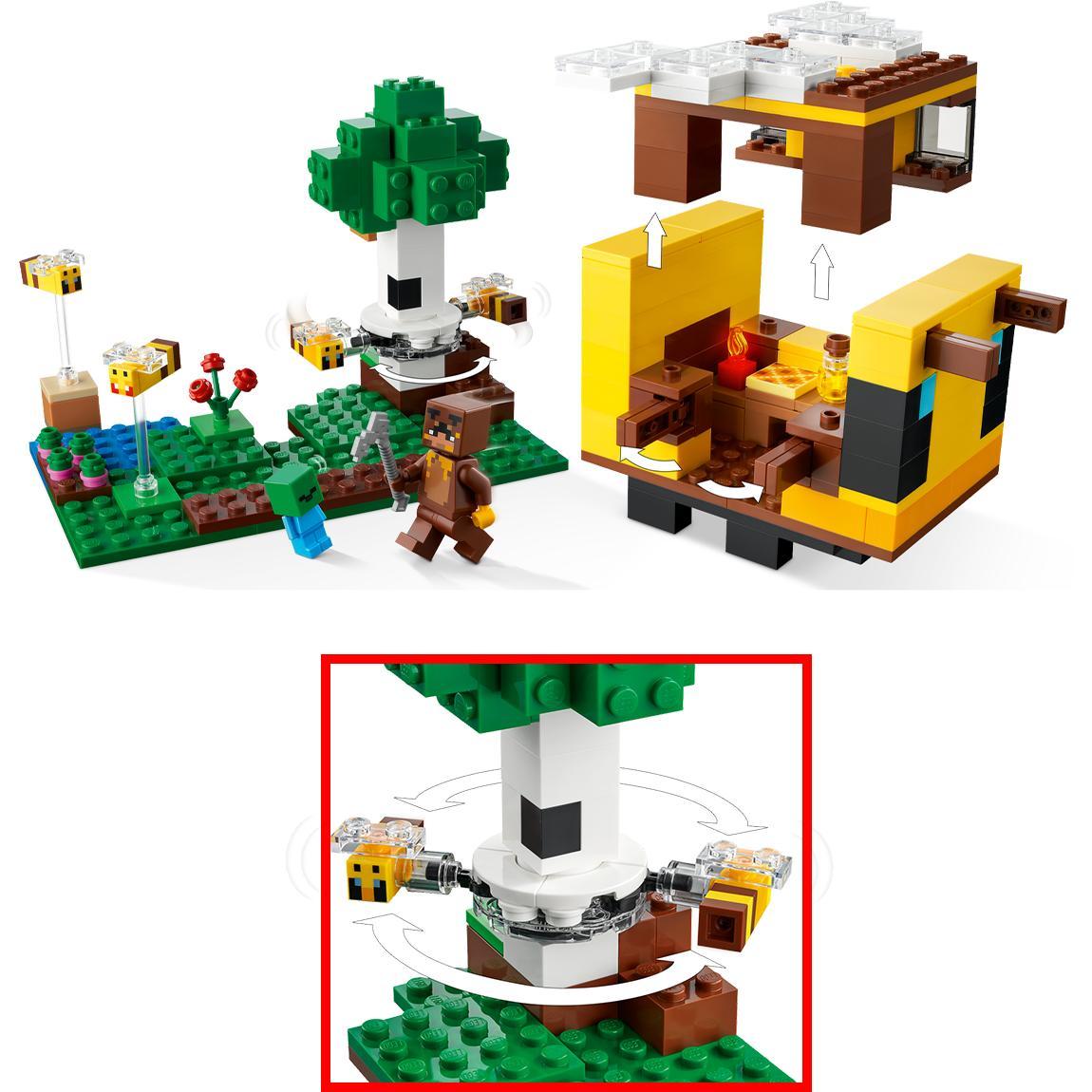 Lego Minecraft Casa De Campo Da Abelha 21241 - Carrefour