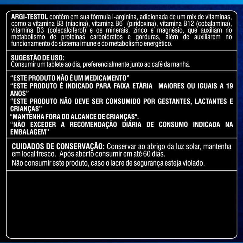 Kit 2 Argi Testol H Plus 60 Tabletes - Carrefour