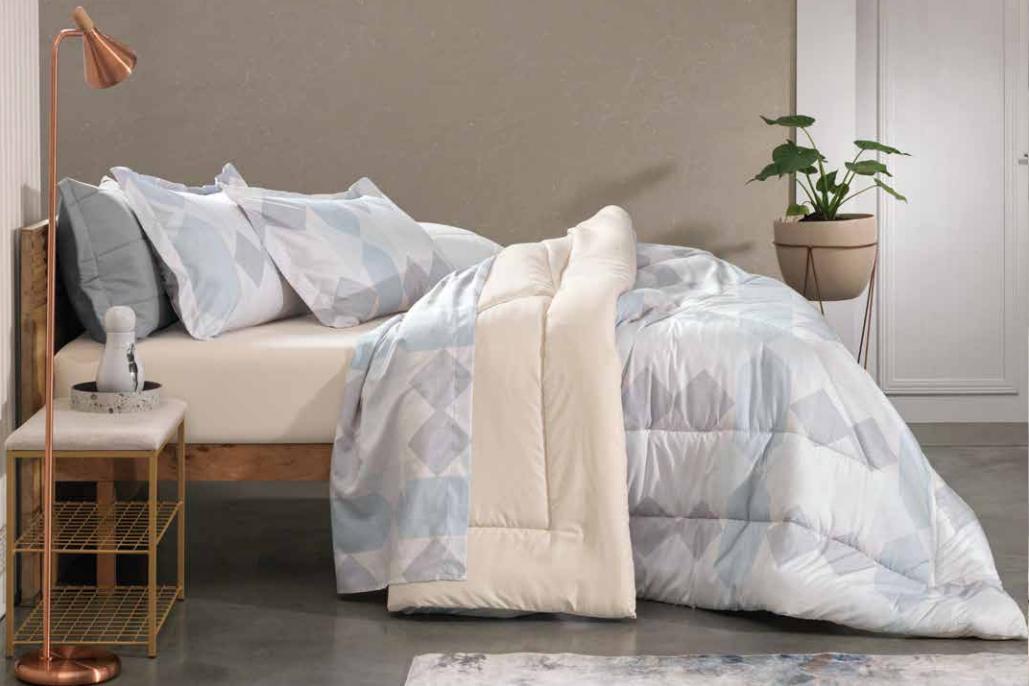 Jogo De Colcha Toque Acetinado - Diamond Collage - Carrefour