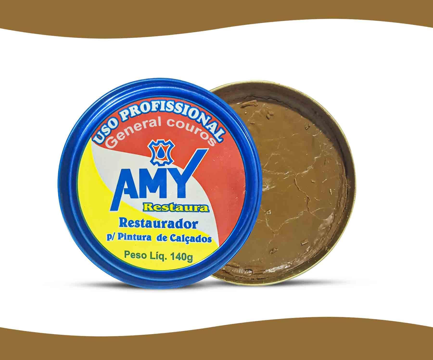 Graxa Para Sapato Caramelo Restaurador Profissional Amy 140g - Carrefour