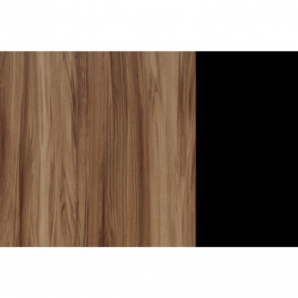 Mesa Executiva Web40 C/ Vidro 1,72x1,60m Nogal Sevilha/preto - Carrefour