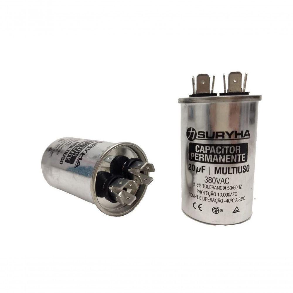Capacitor 20 Uf 380v Copo Aluminio Suryha - Carrefour