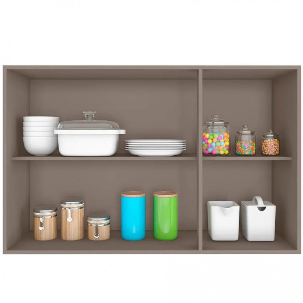 Cozinha Aerea Unna Arm 3p Arm 2p Com Balcão Poliman - Carrefour