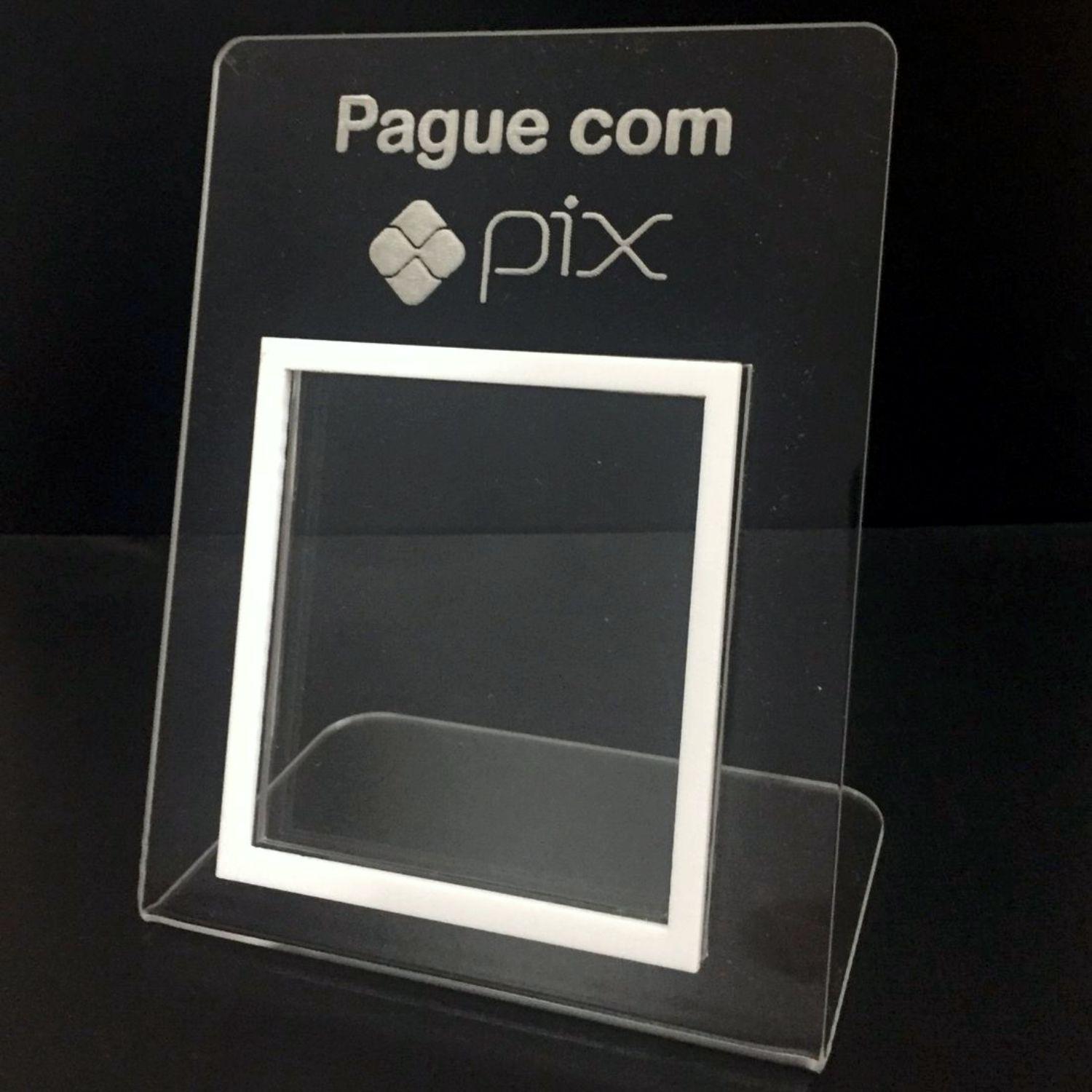 Placa Qr Code Para Empresas Em Acrílico Transparente 10x13cm - Carrefour