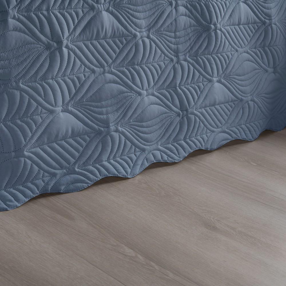 Colcha Queen Tropical Dupla Face Cama De Casal Azul - Carrefour