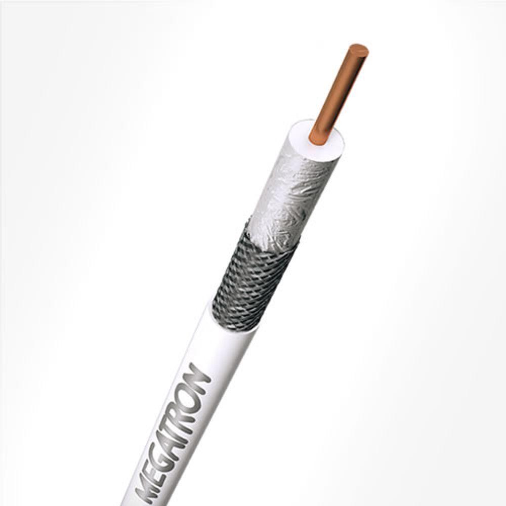 Cabo Coaxial Megacabos 59 95 100m Branco - Carrefour