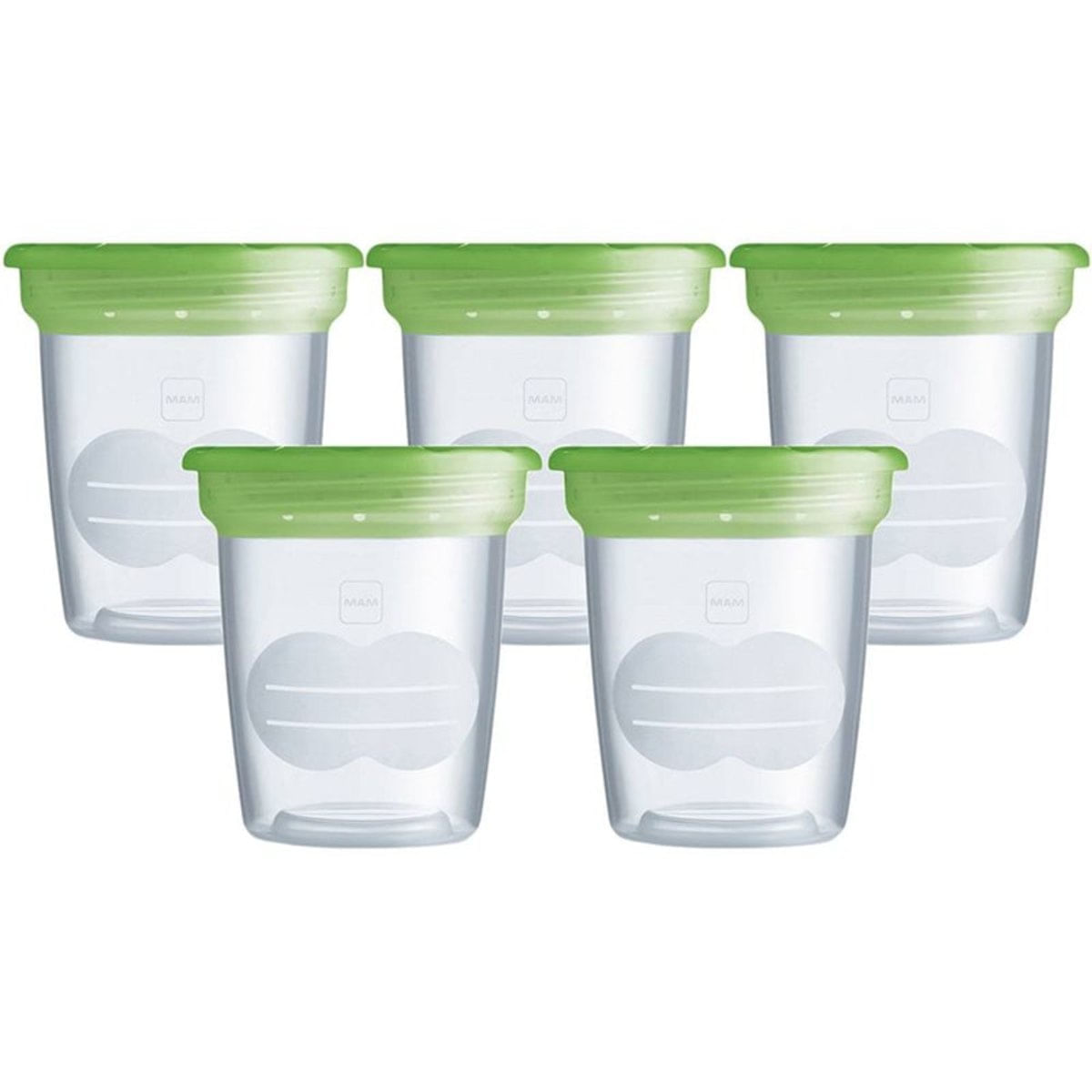 Storage solution potes com tampa Mam com 5 unidades - Carrefour