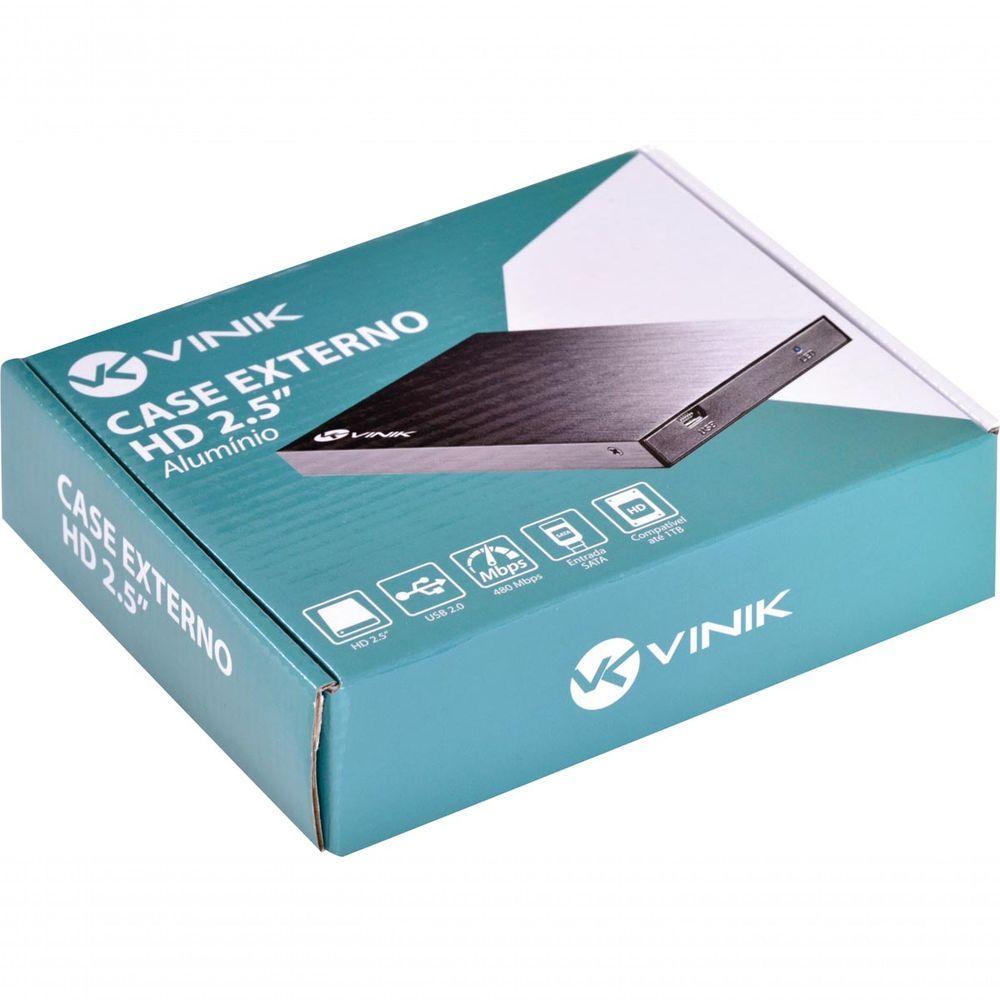 Case Externo Para Hd 2.5 Aluminio Usb 2.0 - Chda-100 - Carrefour