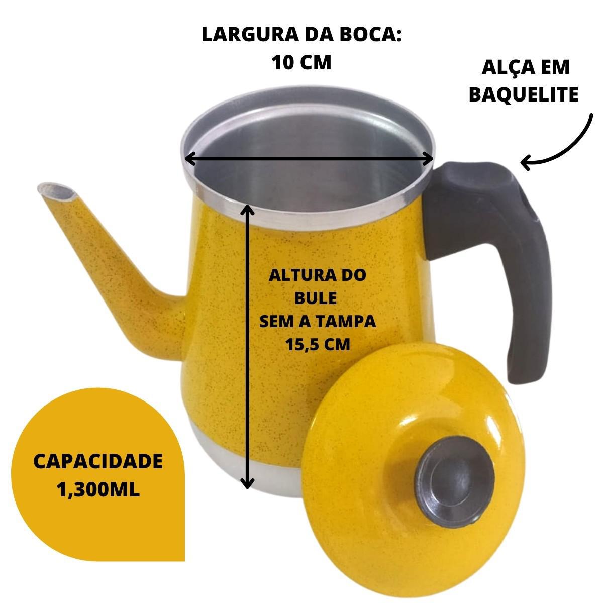 Bule Com Bico Para Café Chá Leite Em Alumínio - Carrefour