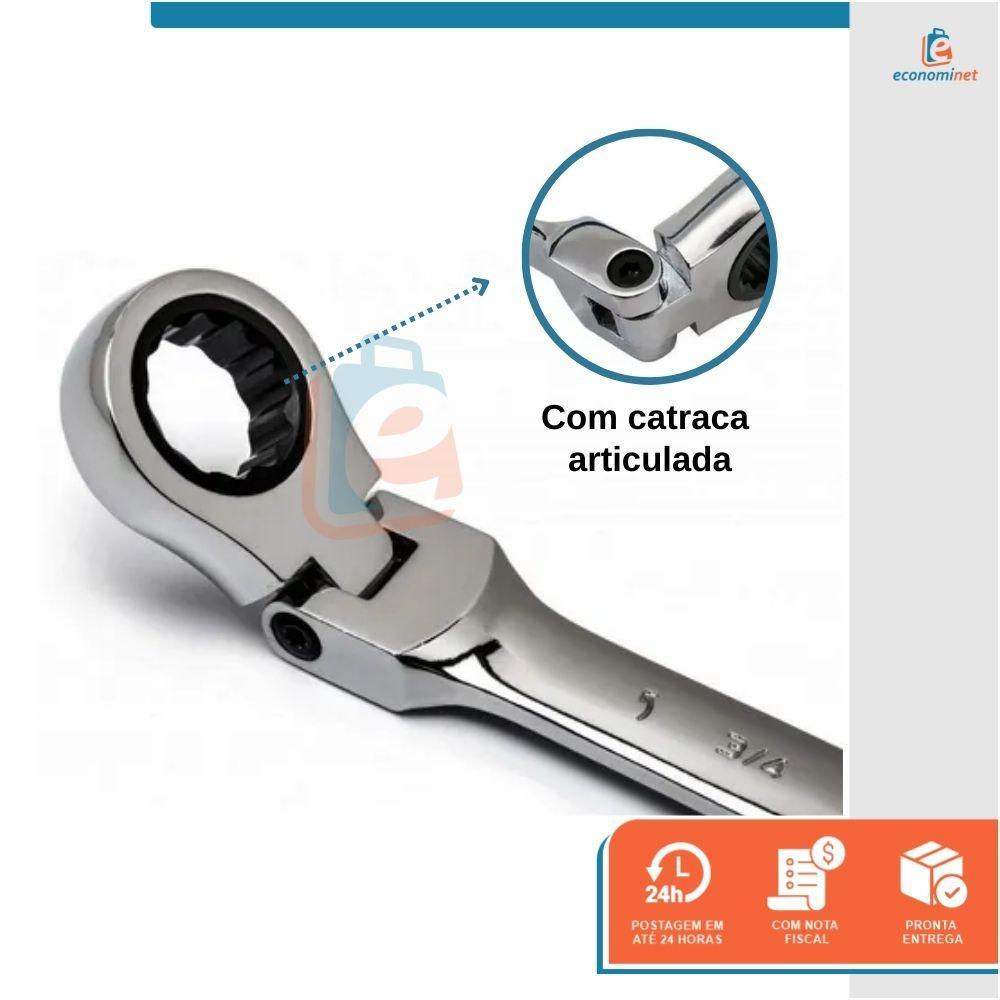 Chave Combinada Articulada Com Catraca Starfer 10mm - Carrefour