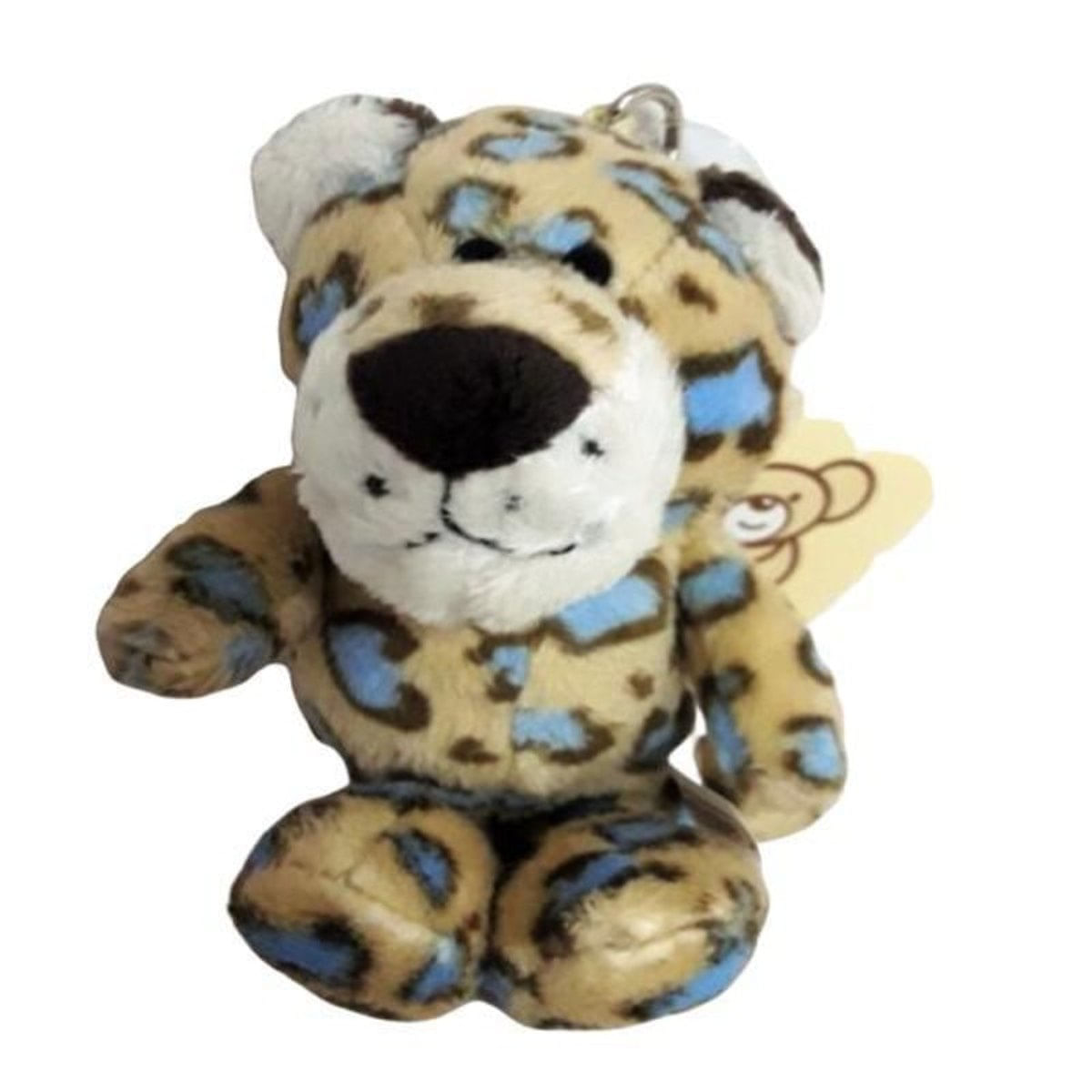 Chaveiro De Pelúcia Onça Azul 10Cm Manuque - Carrefour