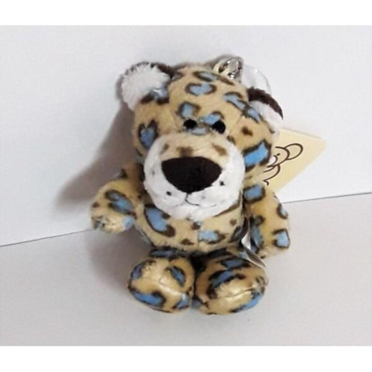 Chaveiro De Pelúcia Onça Azul 10Cm Manuque - Carrefour