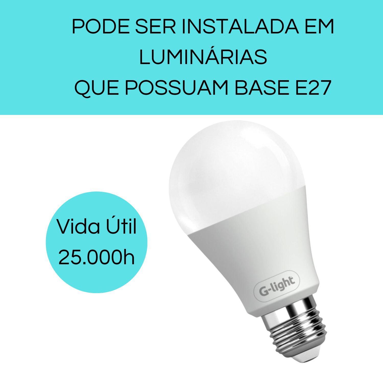 Kit 12 Lâmpada Led Bulbo A60 15w E27 3000k Luz Branca - Carrefour