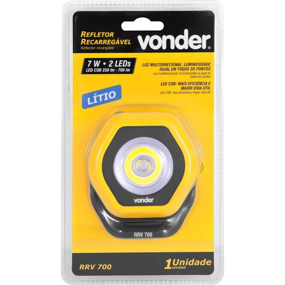 Refletor Recarregável Led Cob 700 Lm Rrv 700 Vonder - Carrefour