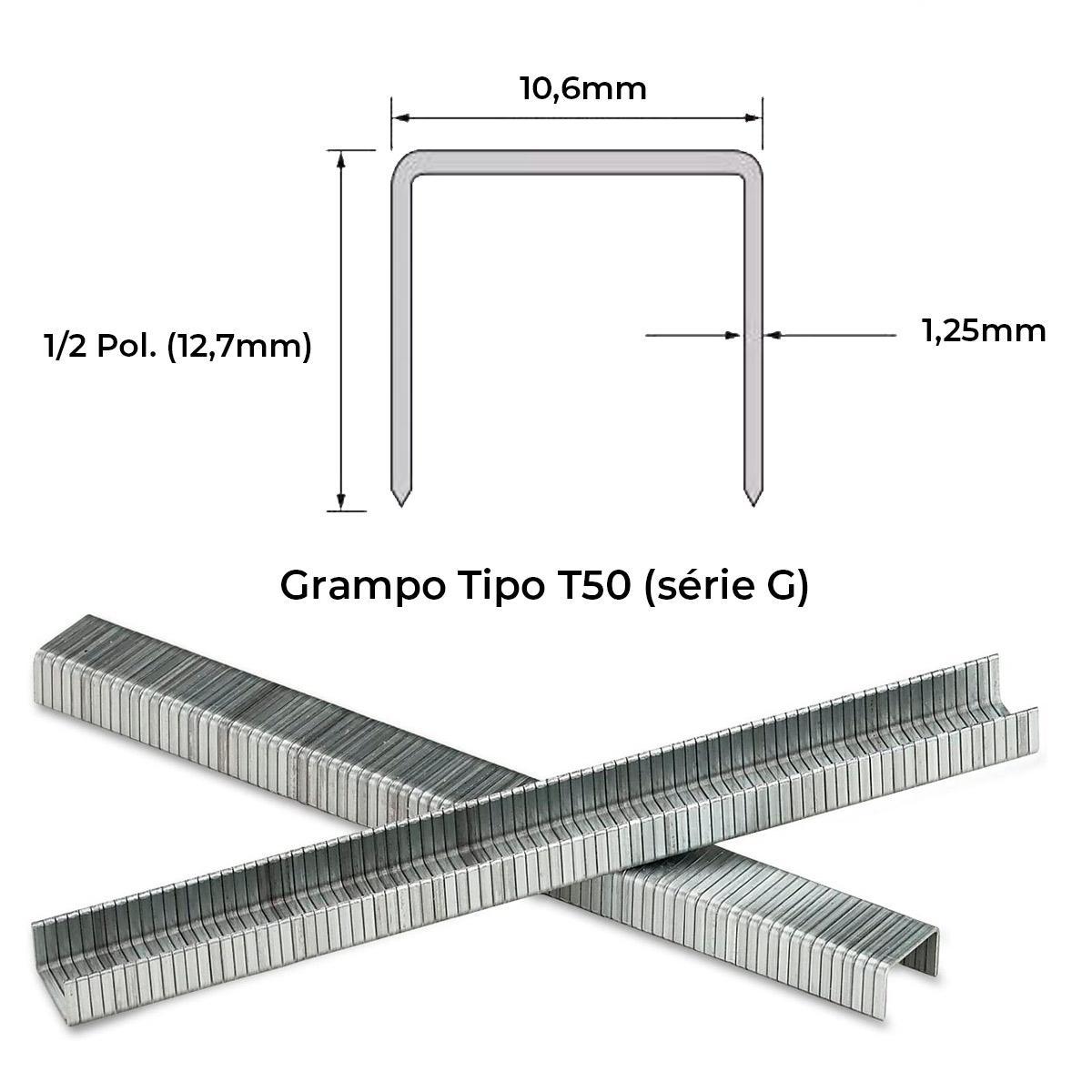 Grampo 1/2 12mm Uso Pesado T50 2.000un Grampeador Stanley - Carrefour