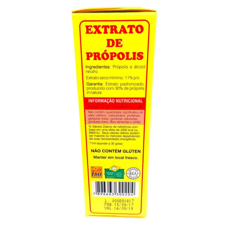 Extrato de Própolis 30 ml..Extrato de própolis. Obtido com tecnologia ...