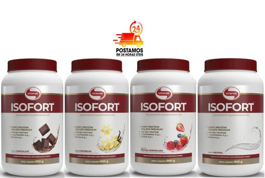 Whey Protein Isofort 900g Vitafor Proteína Isolada Neutro - Carrefour