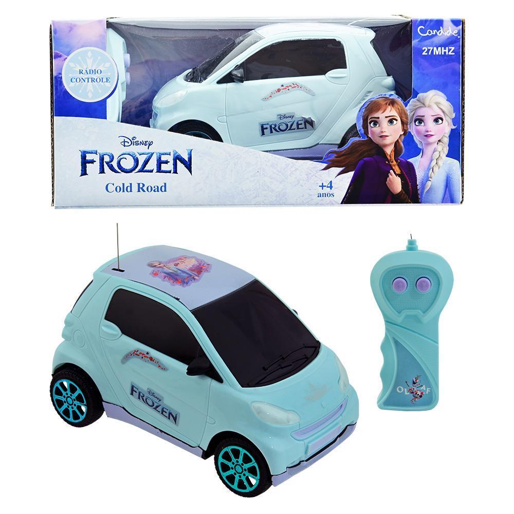 Veiculo Cold Road Frozen Rc 3 Func - Azul - Carrefour