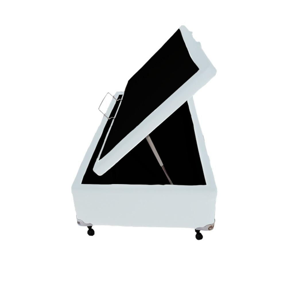 Box Baú Castor Solteiro Branco 88x188x35cm - Carrefour