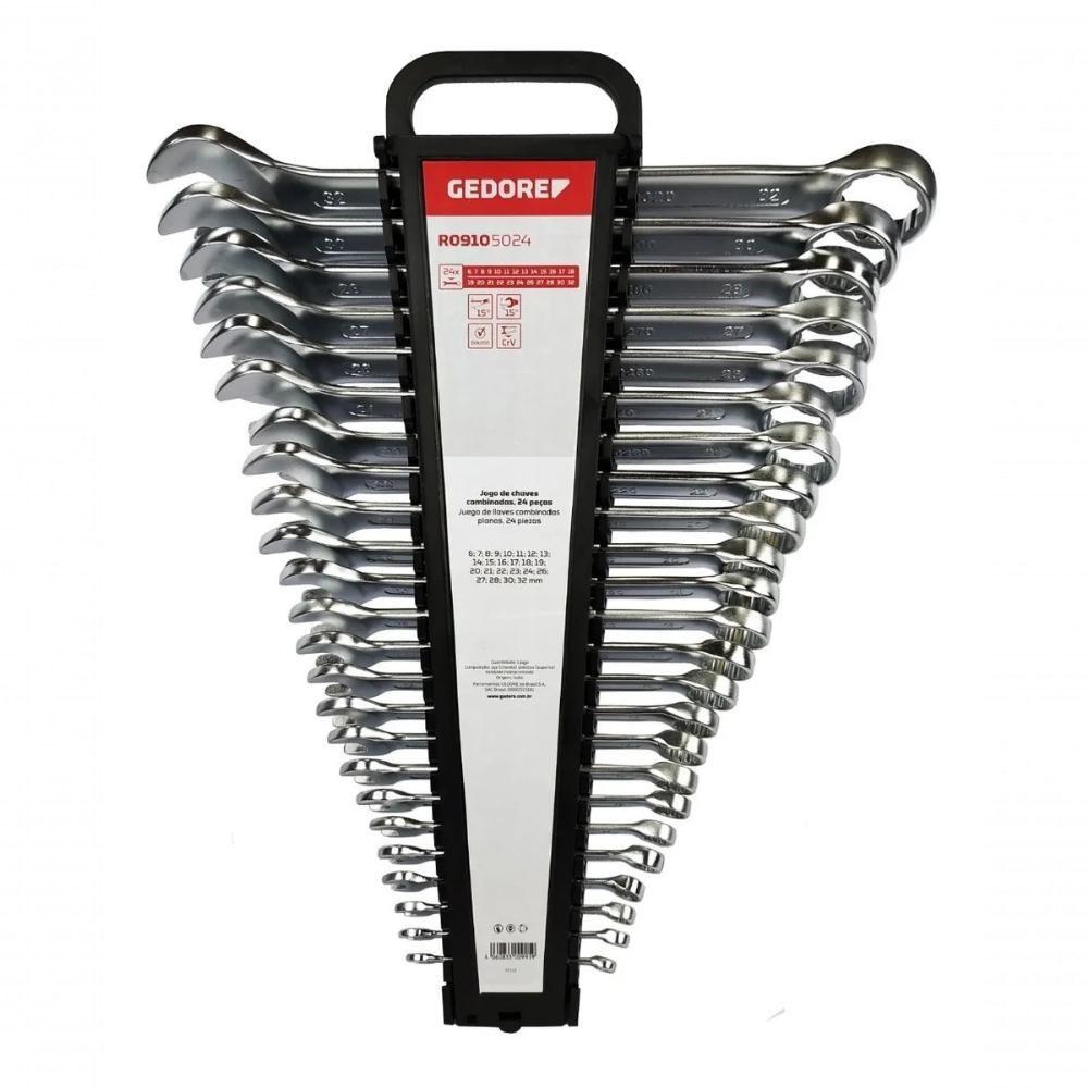 Jogo De Chave Combinada Gedore Red 6 A 32mm 24 Peças R09105024 - Carrefour