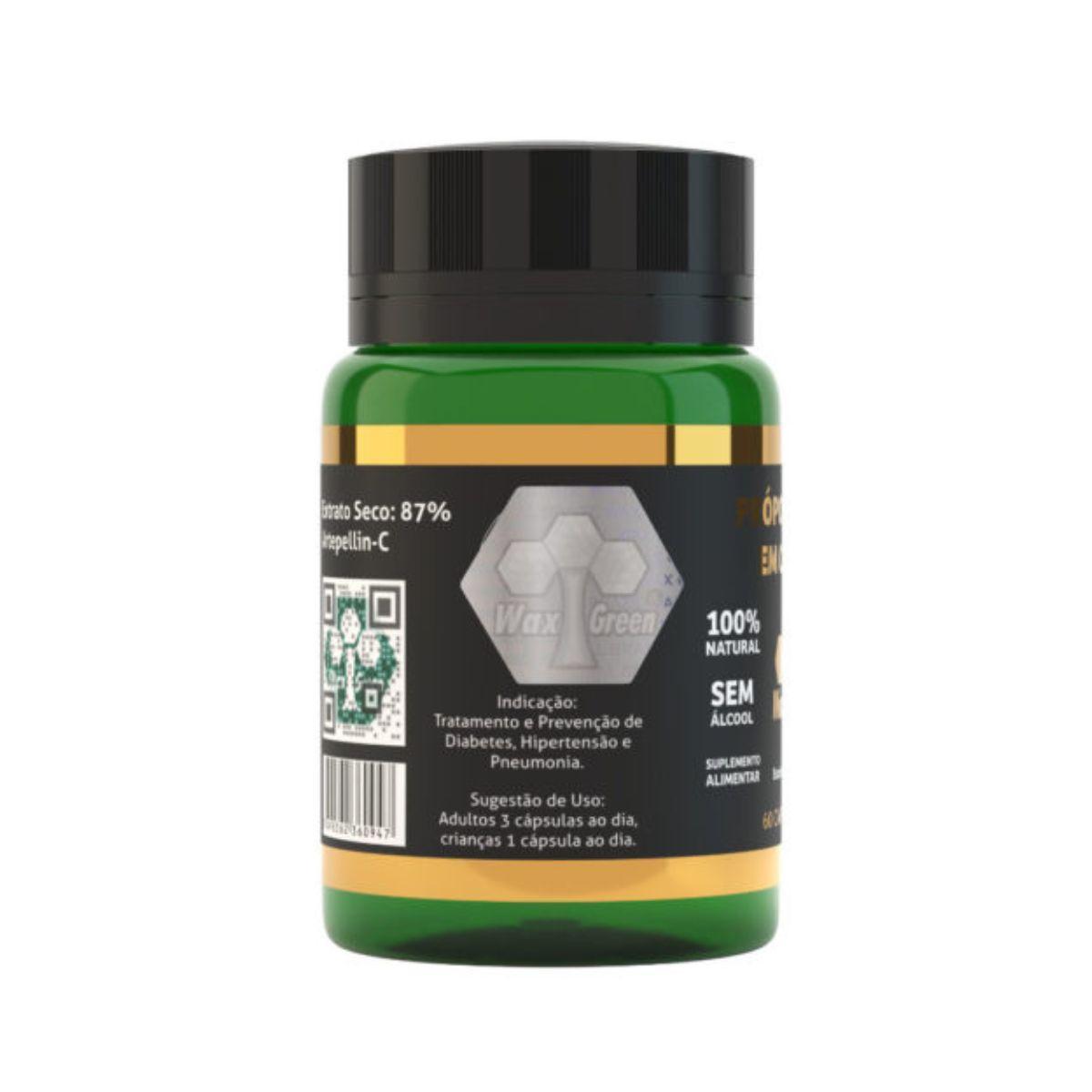 Kit 2 Própolis Verde 85% Wax Green 60 Cápsulas 500mg - Carrefour