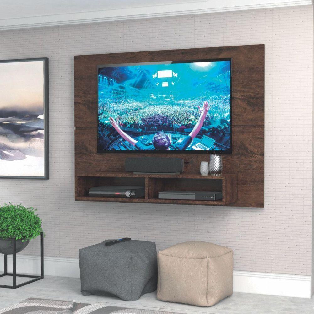 Painel Para Tv New Slim Até 49 Polegadas Zanzini Jacaranda - Carrefour