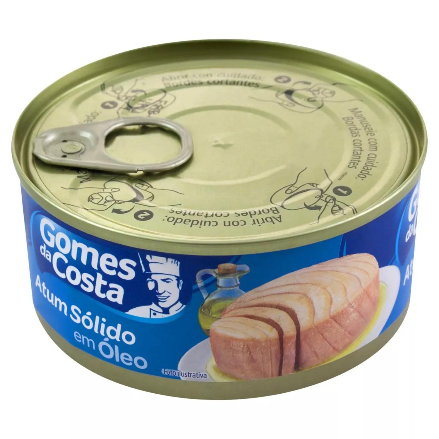 Atum Sólido Em Óleo Gomes Da Costa 170g (24 Latas) - Carrefour