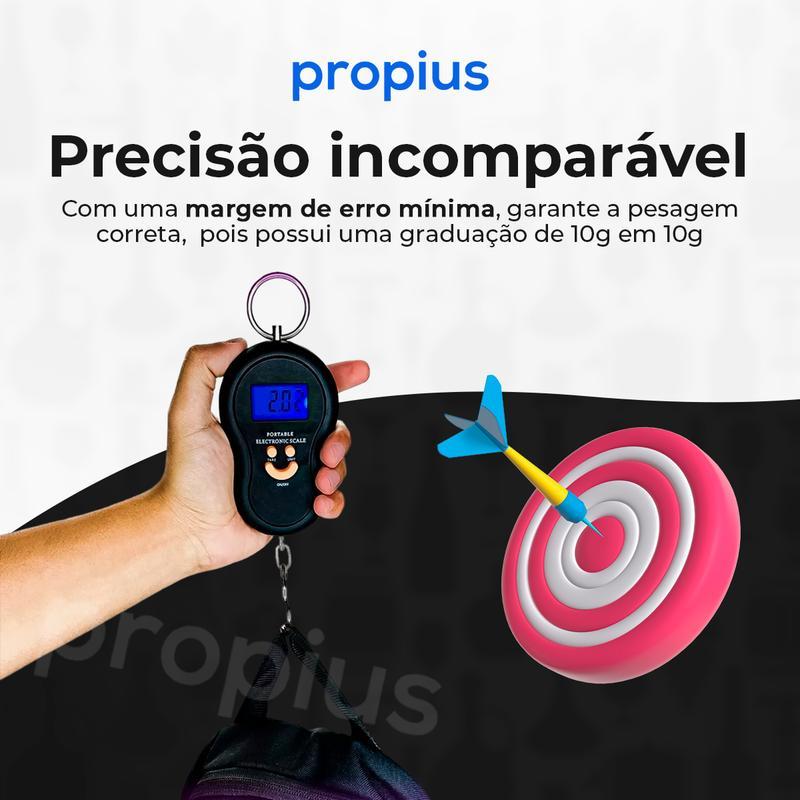 Balança Portátil Digital 10g Até 50kg Pesar Bolsa Sacola - Carrefour