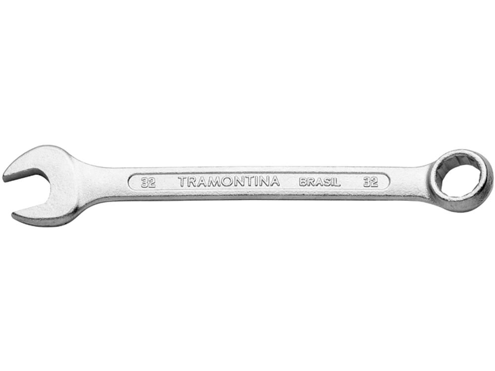 CHAVE COMBINADA 32 MM CORPO EM ACO ESPECIAL CROMADO BOCAS CALIBRADAS ...