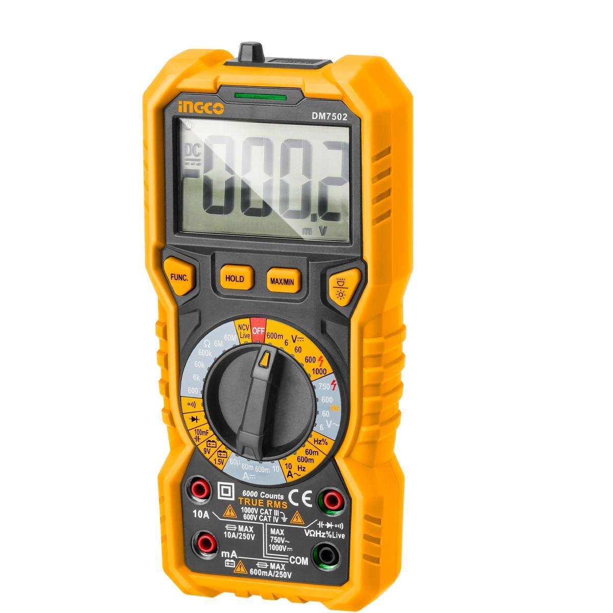 Multimetro Digital Dm7502 Catii 600v - Ingco - Carrefour