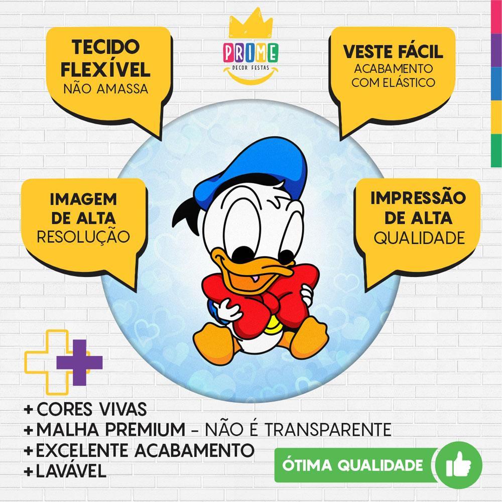 Painel Redondo 3d Pato Donald Tecido Sublimado 1,50m X 1,50m - Carrefour Painel Redondo 3d Pato Donald Tecido Sublimado 1,50m X 1,50m - Carrefour