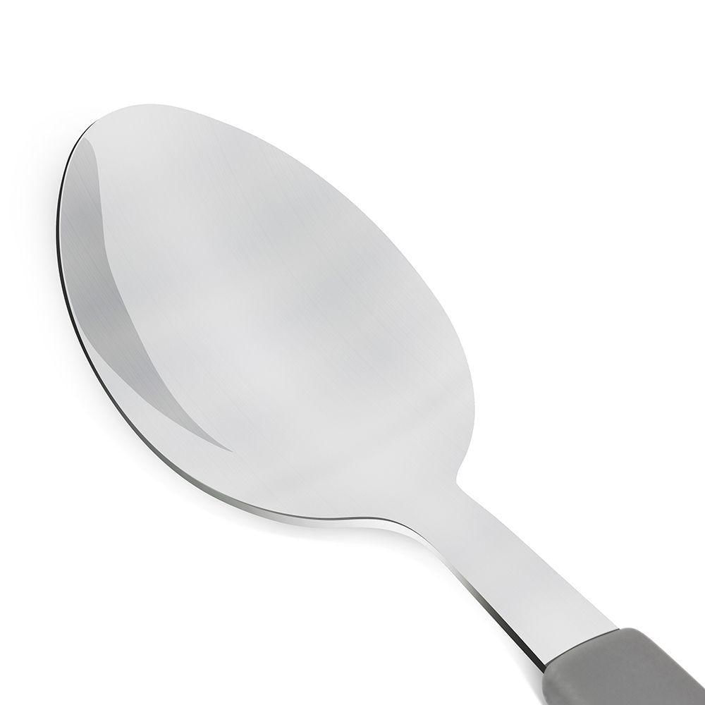 Colher Mesa Gourmet Mix Cb Plastico Cinza - Carrefour