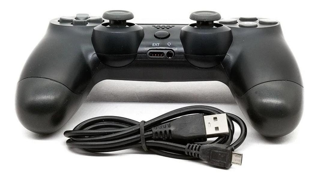 Controle Compatível com Play4 Doubleshock com fio. Excelente custo ...