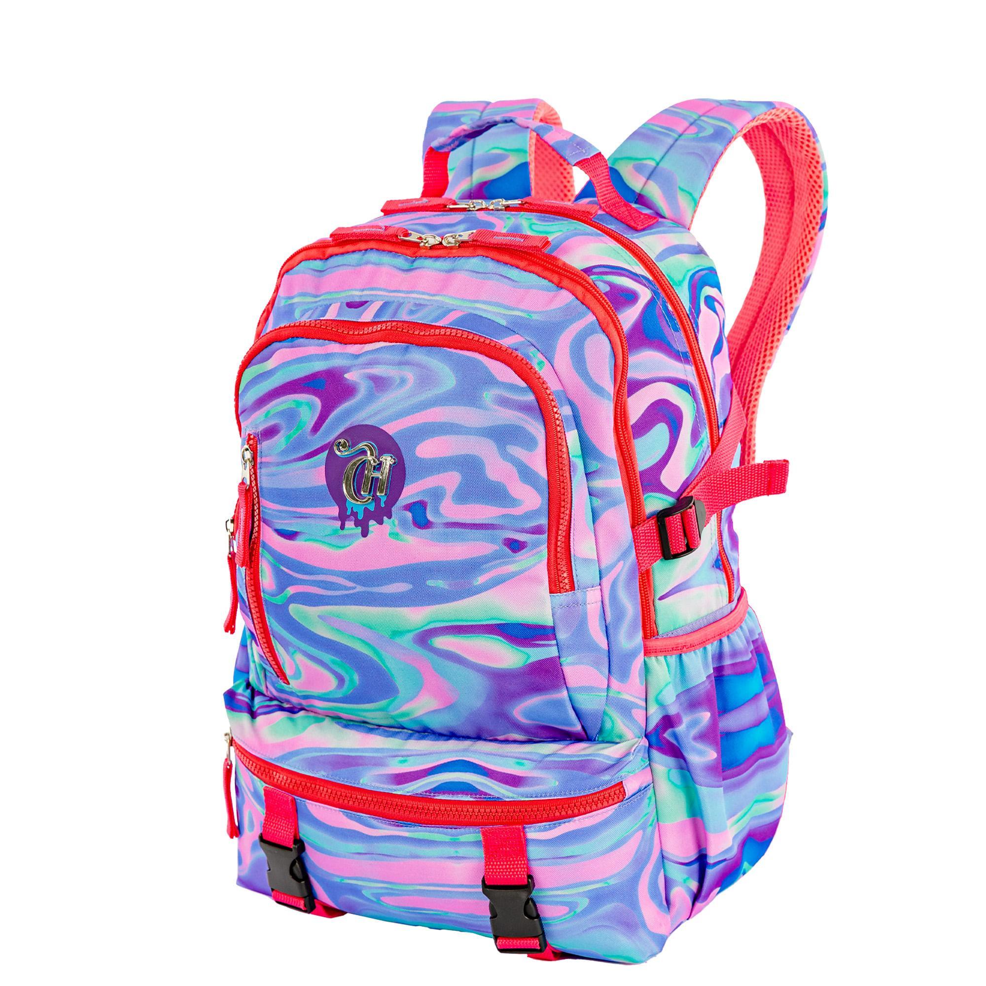 Mochila Capricho Aura Colorida Grande 2 Comp. - Carrefour