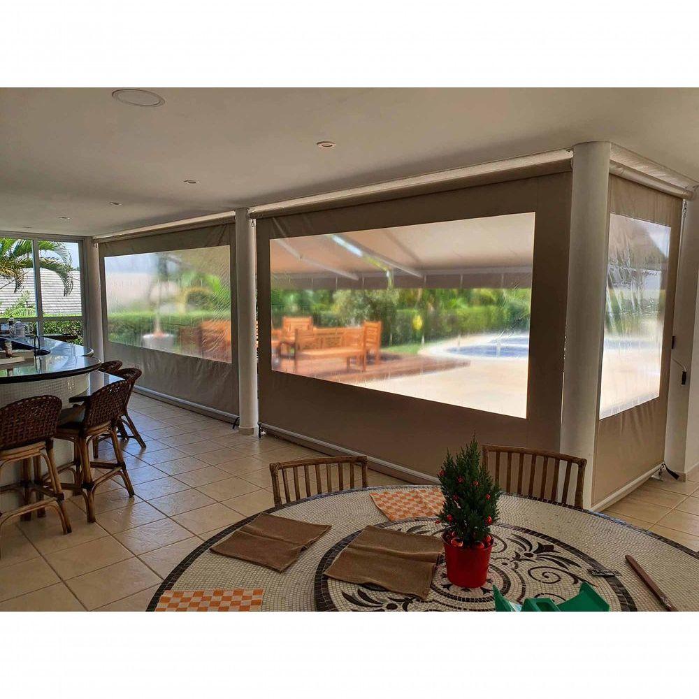 Toldo Cortina Flex - Pvc - 2,00 M Largura 1,00 Branco - Carrefour