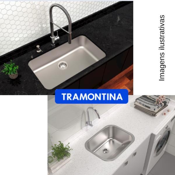 Cuba Tramontina 70x40 + Tanque Inox 50x40 Acetinados - Carrefour