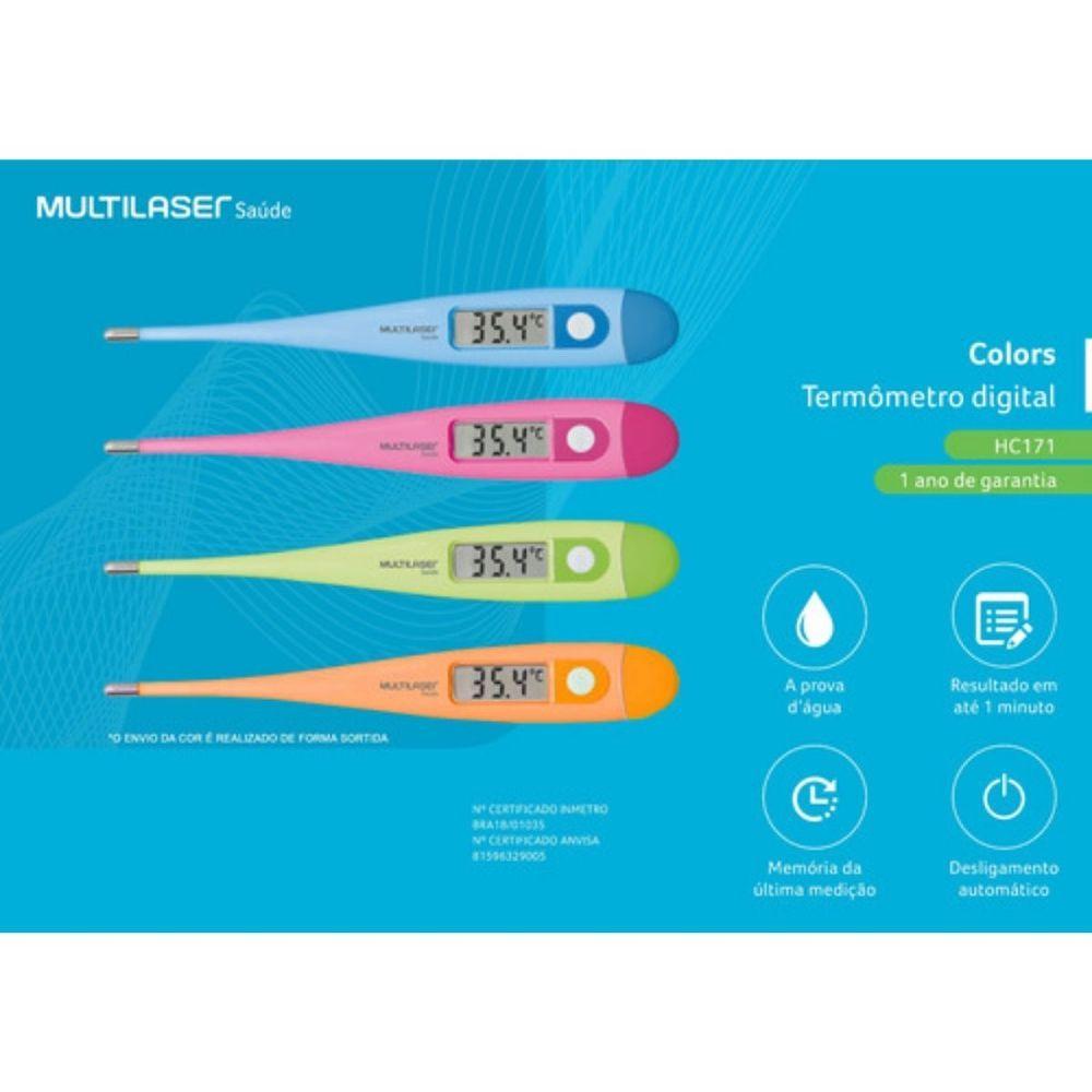 Termômetro Digital Multilaser Cor Verde - Carrefour