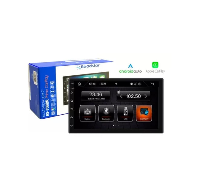 Kit Multimídia Hb20 2012 Até 2019 7 Pol Carplay Androidauto Usb Radio Bt - Carrefour