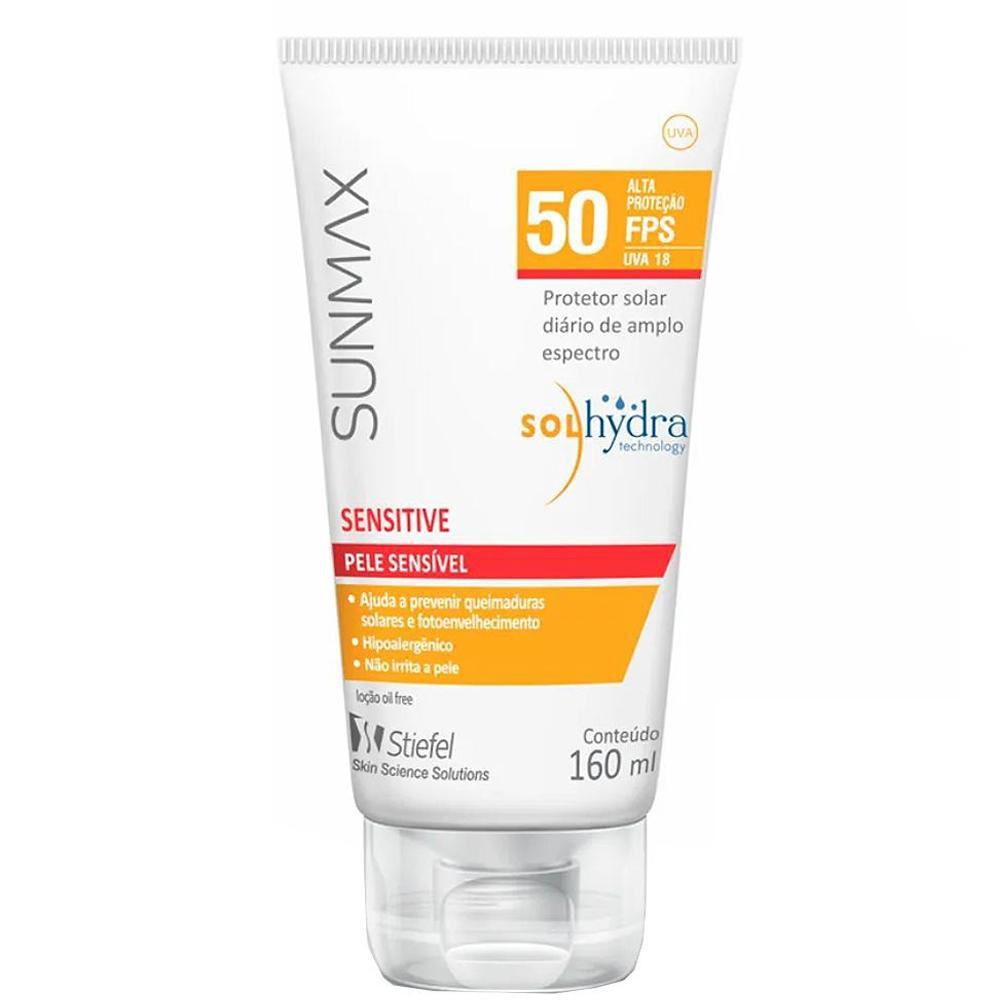 Protetor Solar Sunmax Sensitive Fps 50 Pele Sensivel 160ml - Carrefour