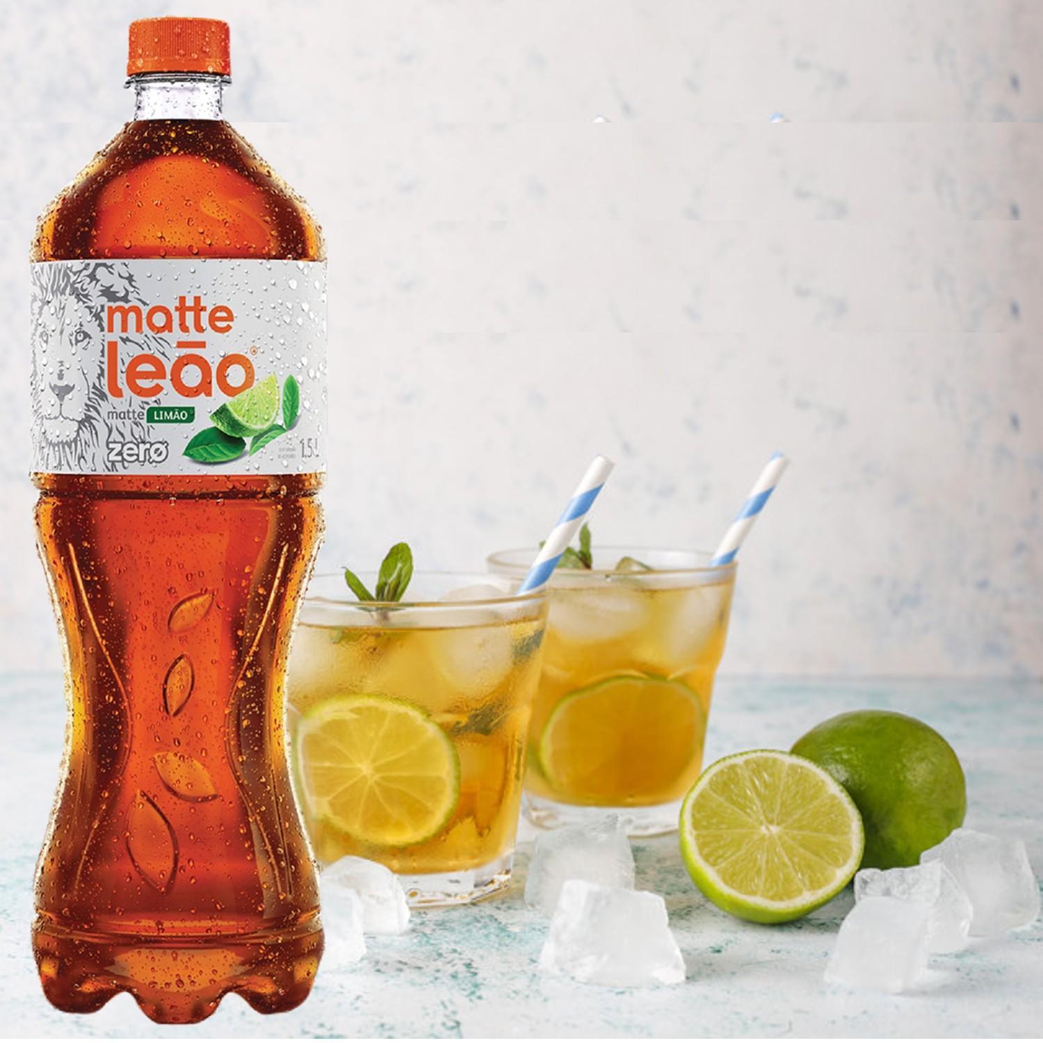 Kit Com 12und Chá Matte Leão Sabor Limão Sem Açúcar 1,5l - Carrefour