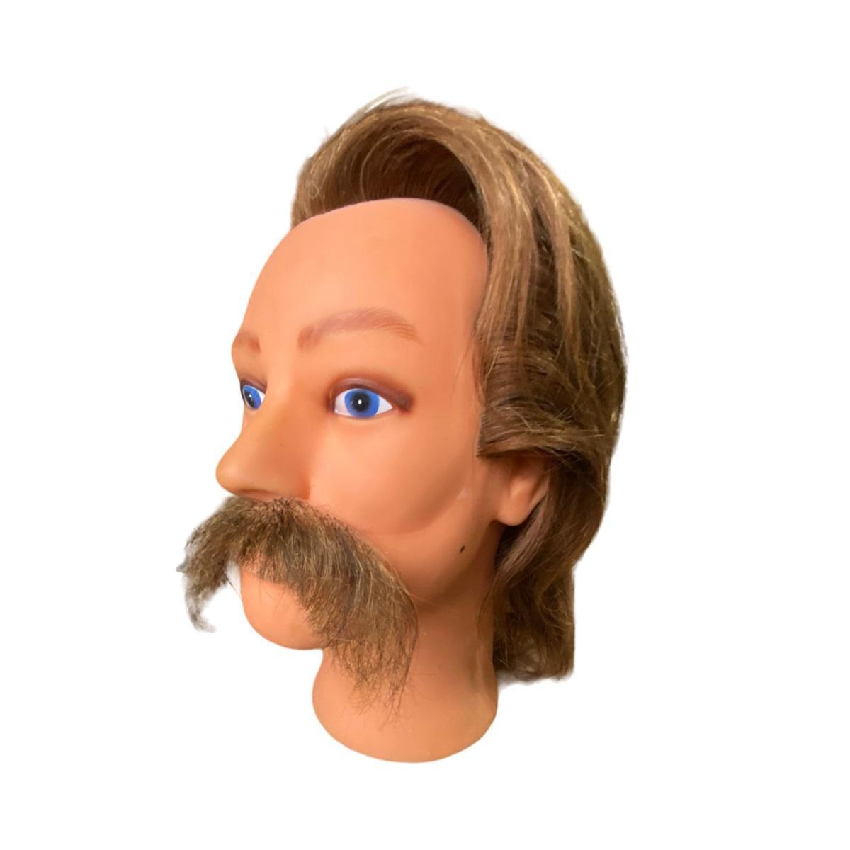 Bigode Grosso Falso Postiço Realista Castanho Claro + Cola - Carrefour