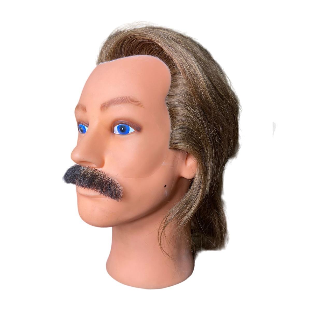 Bigode Falso Realista Castanho Escuro + Cola E Removedor - Carrefour