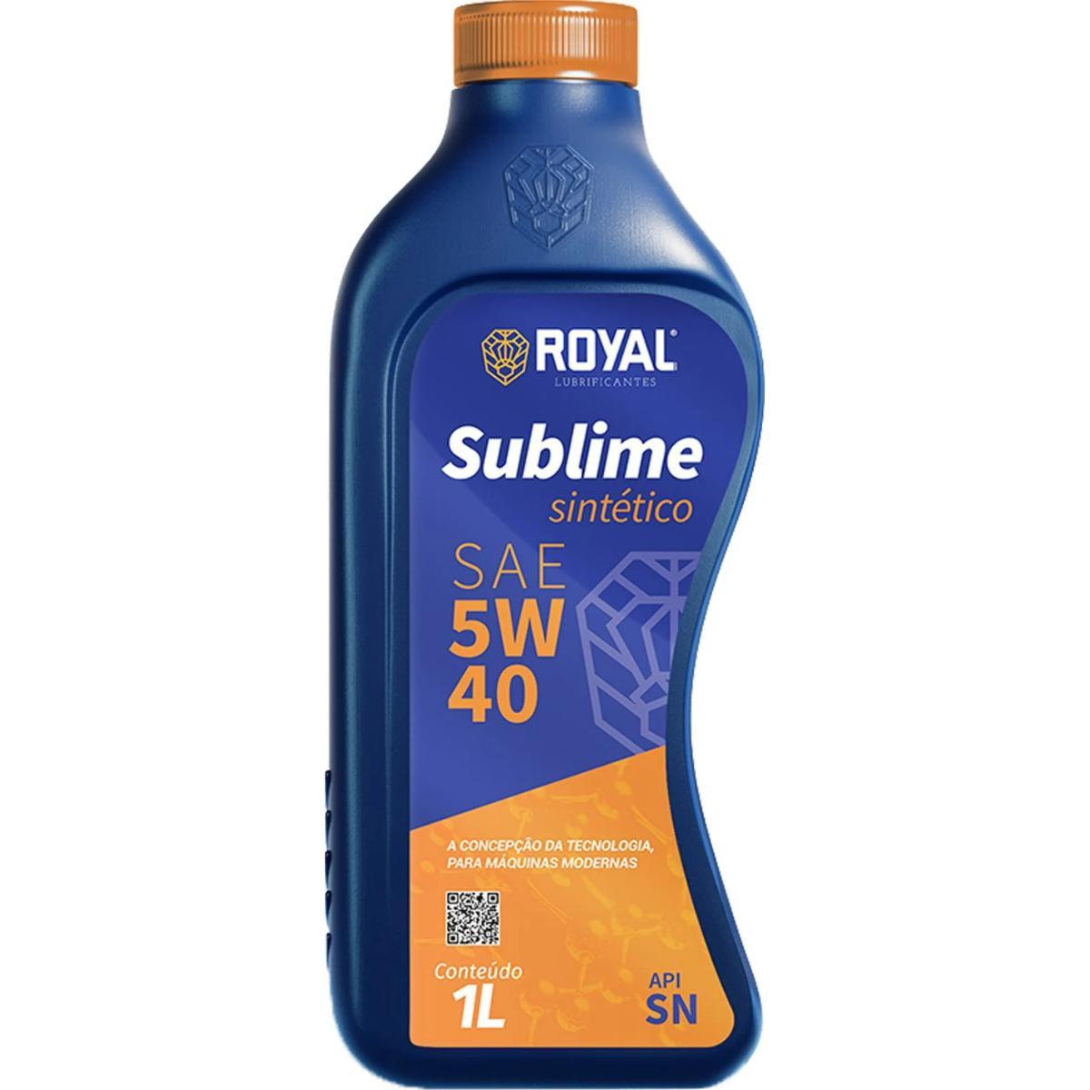 Óleo Royal Lubrificante Sublime Sintético 5w40 Sn-rc 1 Litro - Carrefour
