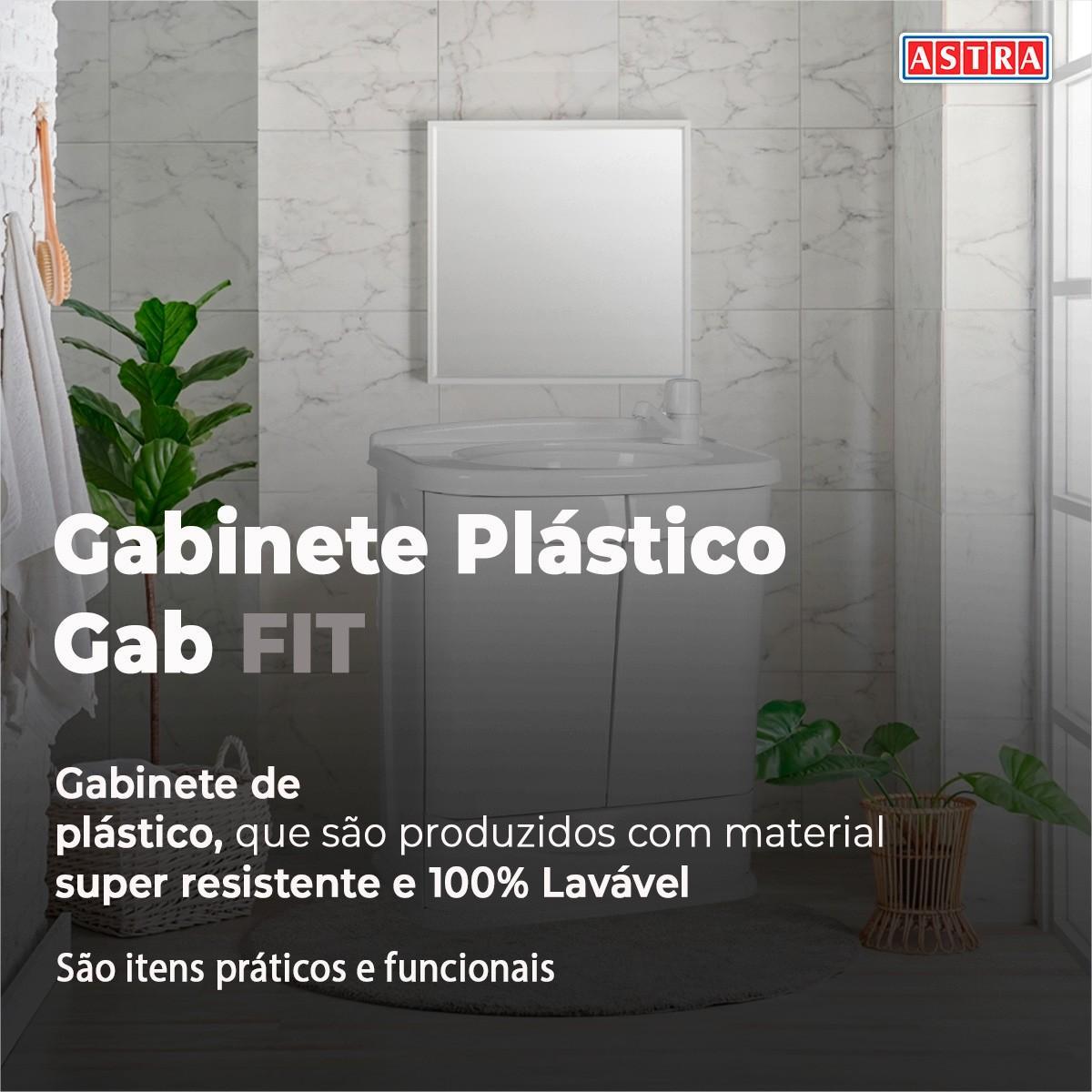 Gabinete Para Banheiro Astra Gab Fit 45 X 32 X 58 Cm - Carrefour
