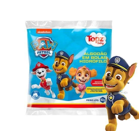 Algodão Em Bolas Hidrófilo Patrulha Canina 50g Topz Baby - Carrefour