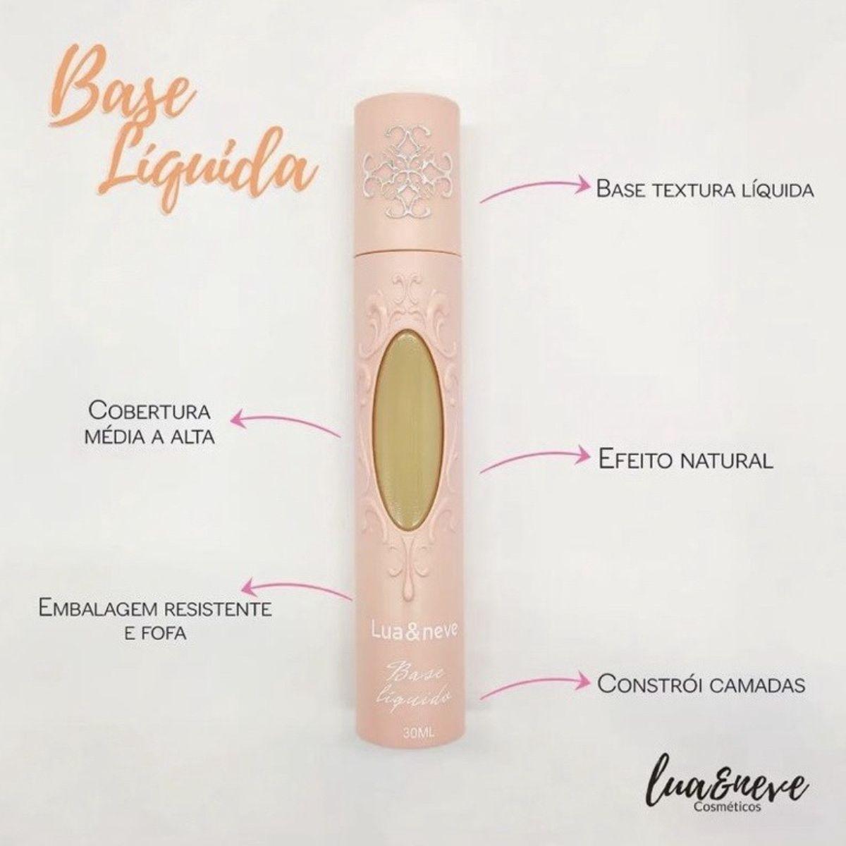 Base Líquida Matte Lua E Neve Alta Cobertura 30ml Cor 02 - Carrefour