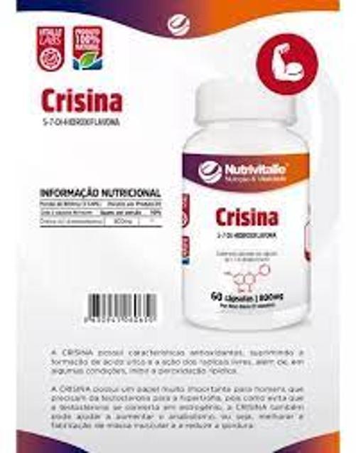 Crisina 800mg 60 Capsulas Nutrivitalle - Carrefour