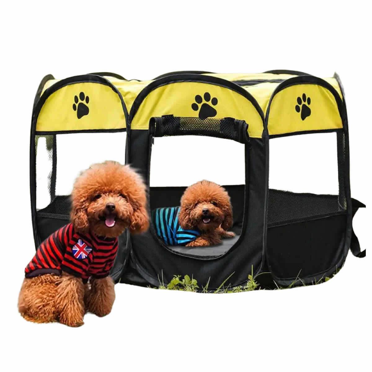 Cercado Pet Dobrável Cercadinho Portátil De Animais M - Carrefour