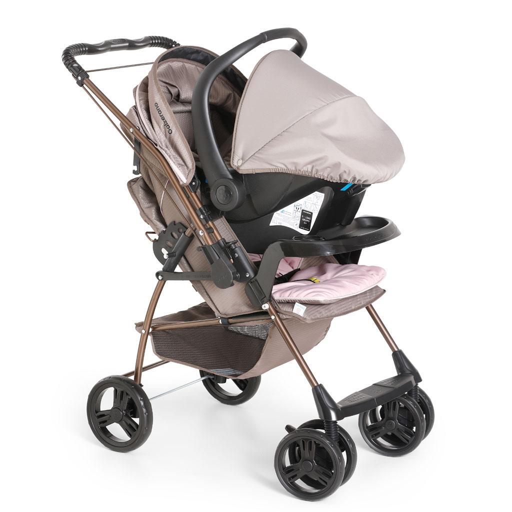 Carrinho Milano Rev Ii Cappuccino Rosa 0 A 15 Kg Galzerano - Carrefour