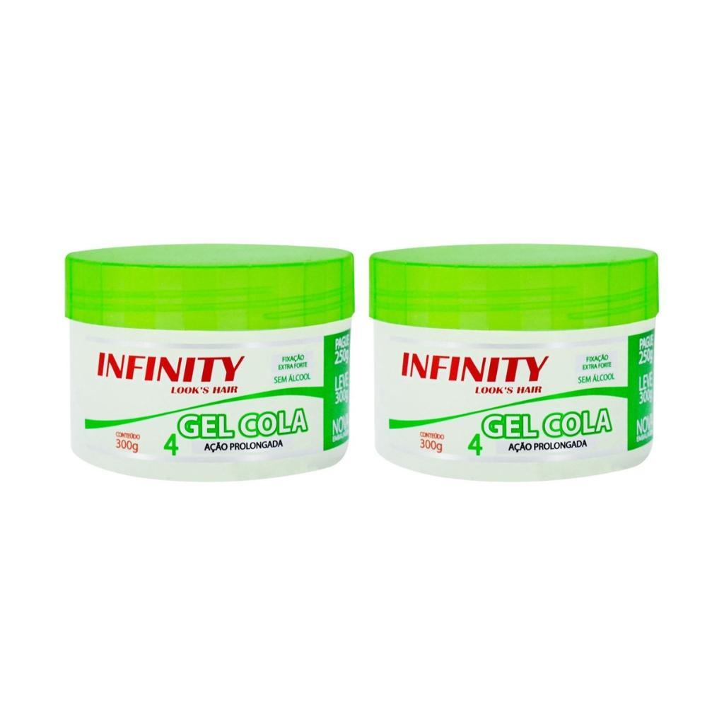Gel Cola Infinity Looks Verde 300g - Kit Com 2un - Carrefour